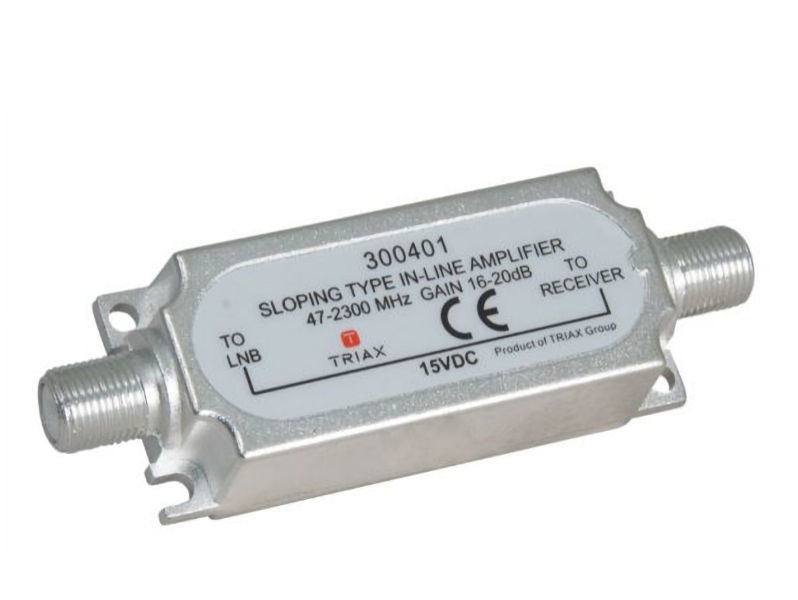 TRIAX Wideband Line Amp 47-2300MHz 16-20dB from Alltrade