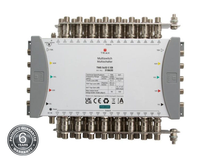 TRIAX TMS 5 x 32 C EB CASCADE Multiswitch from Alltrade
