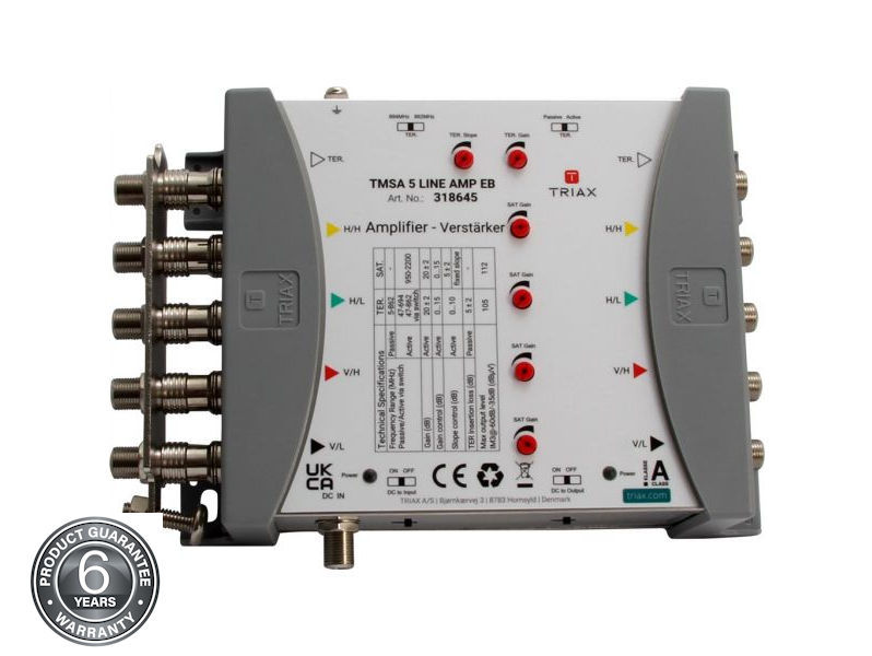 TRIAX TMSA 5 Line Amplifier EB from Alltrade