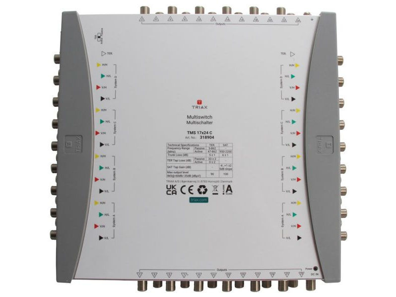 TRIAX TMS 17 x 24 C CASCADE Multiswitch from Alltrade