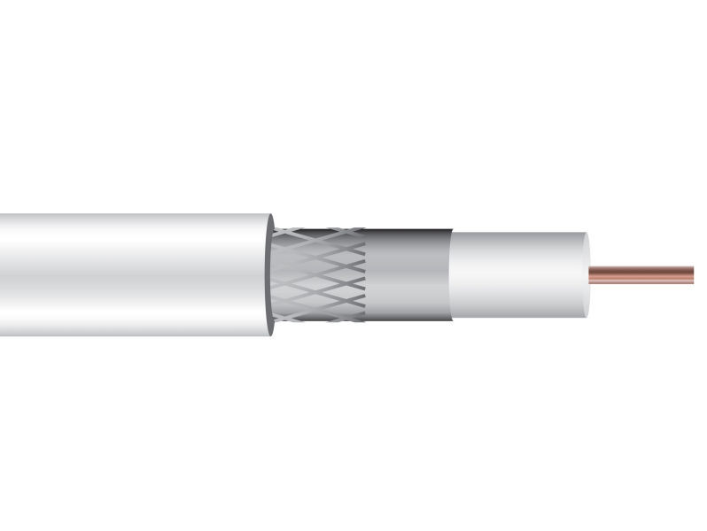 100m TRIAX TX100 Plus White PVC - CU from Alltrade