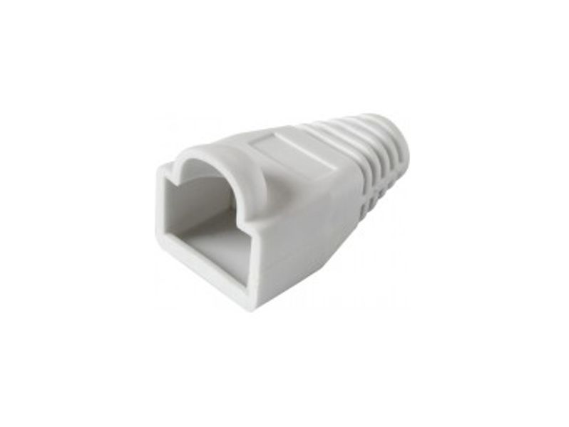 (10) RJ45 Rubber Boot WHITE (Bag of Ten) from Alltrade