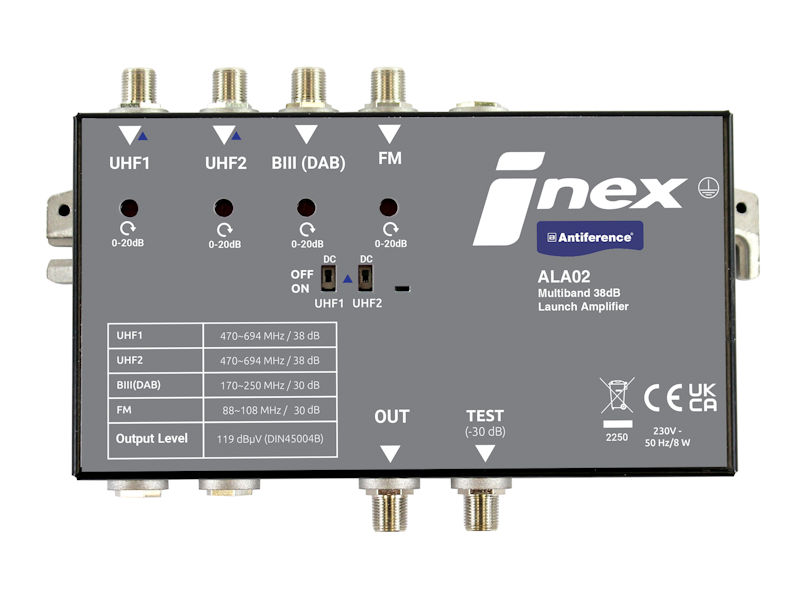 ANTIFERENCE iNex Multiband Launch Amp from Alltrade