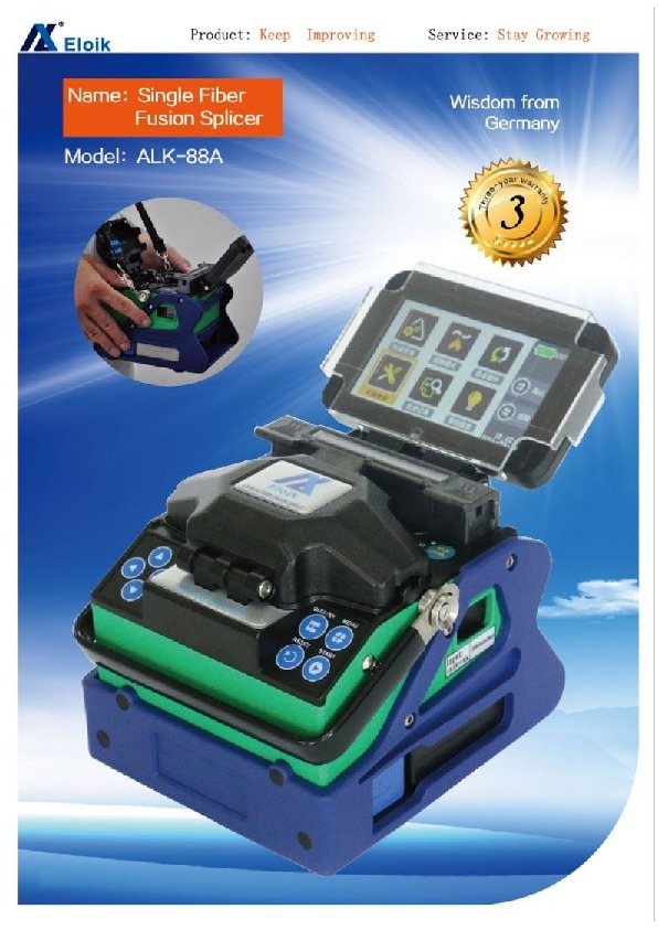 ELOIK Fibre FUSION SPLICER Kit A from Alltrade