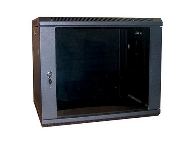 ALL-RACK Wall Cabinet 9U Textured Black from Alltrade