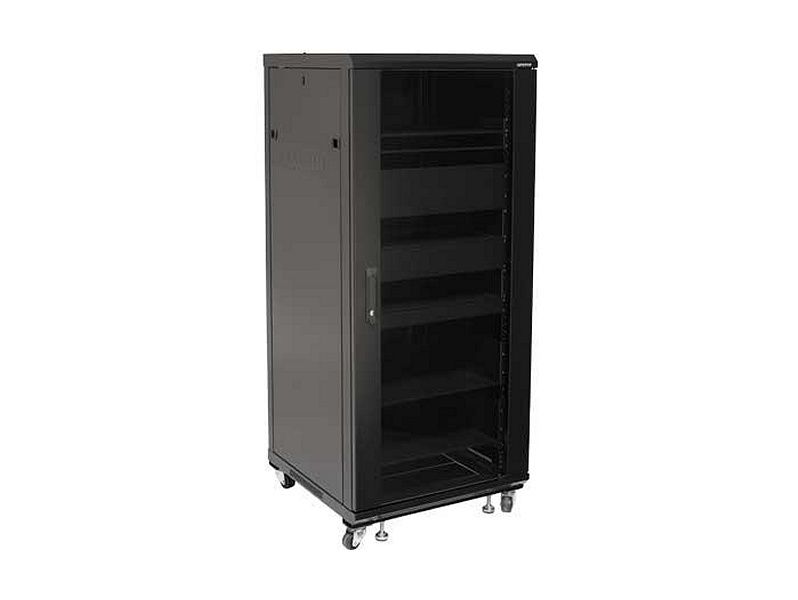 SANUS Floor Standing Cabinet 27U Black from Alltrade