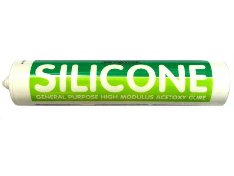 300ml Tube SILICONE High Modulus CLEAR from Alltrade