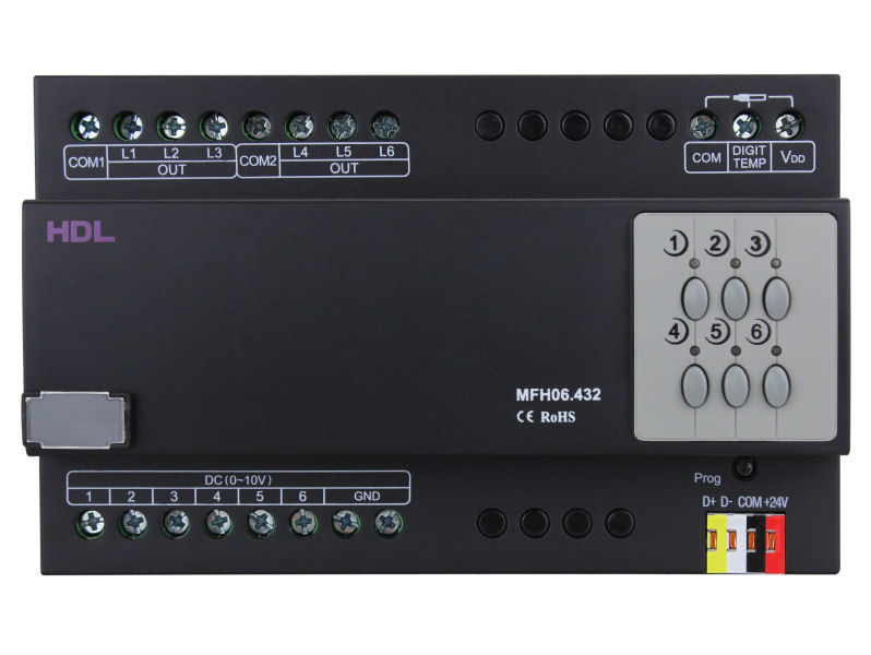 Hdl Floor Heating Control Module 6ch 1a From Alltrade