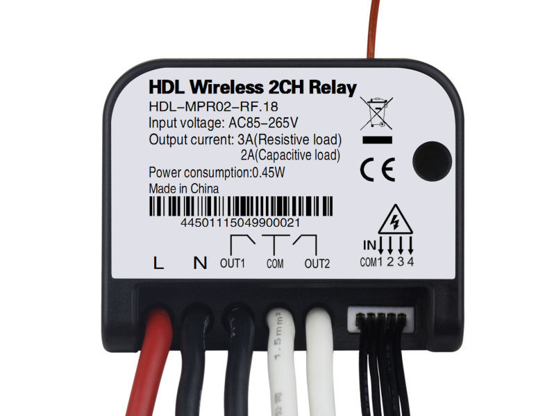 HDL 2CH Wireless Relay Actuator from Alltrade