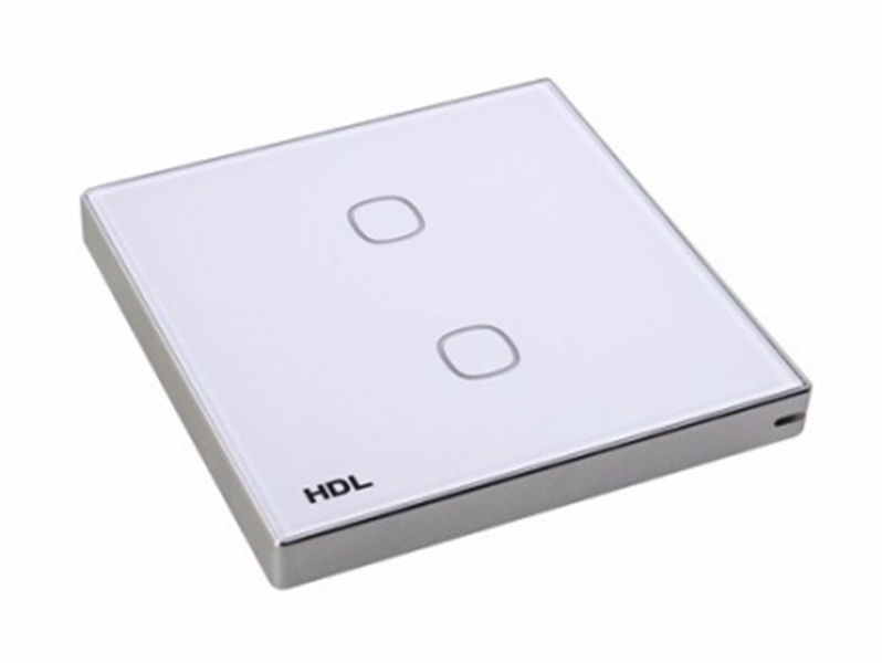 HDL iTouch 2 Button Wall Panel WHITE from Alltrade
