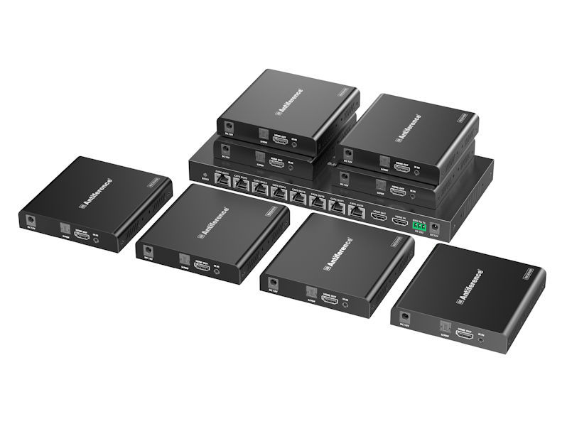 ANTIFERENCE HDMI Over CAT6 x8 Way KIT - 4K from Alltrade