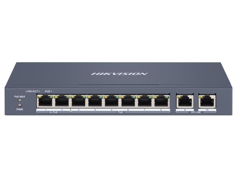 HIKVISION 8 Port Smart POE Switch from Alltrade