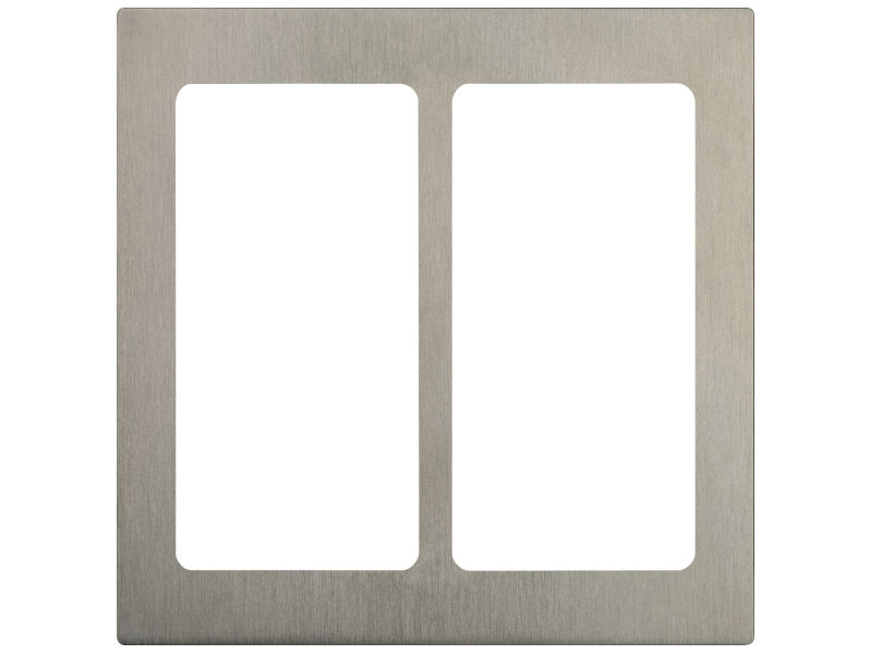 LUTRON Pico Metal 2 Gang SATIN NICKEL from Alltrade