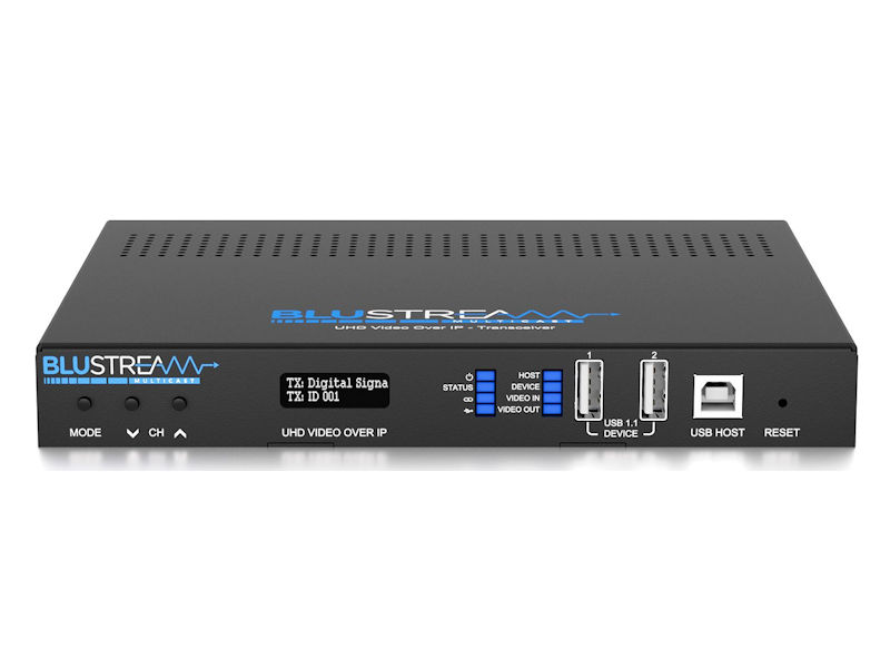 BLUSTREAM Multicast UHD Video Over IP from Alltrade