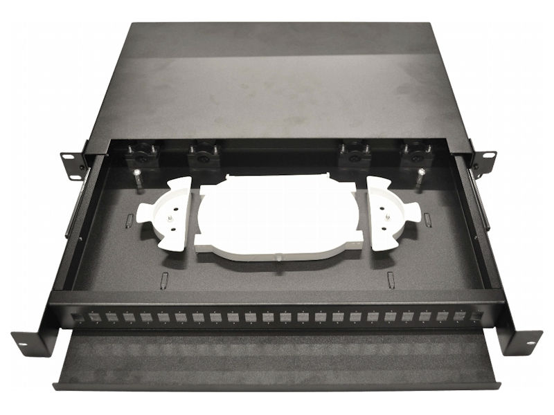 BLAKE 19" Rack Mount Splice Box 1U 24 Way from Alltrade