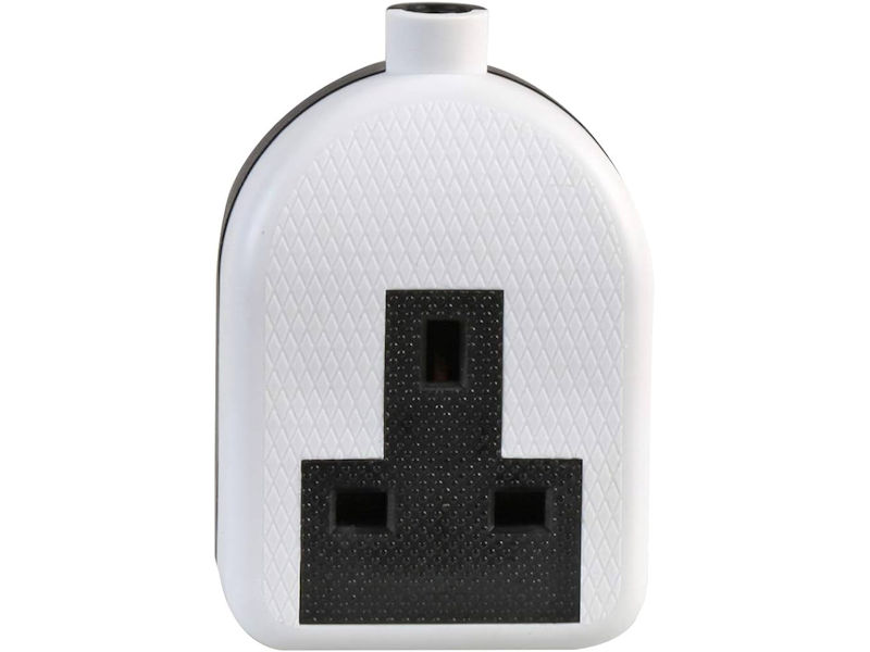 1 Gang Rubber 13A Mains Trailing Socket from Alltrade