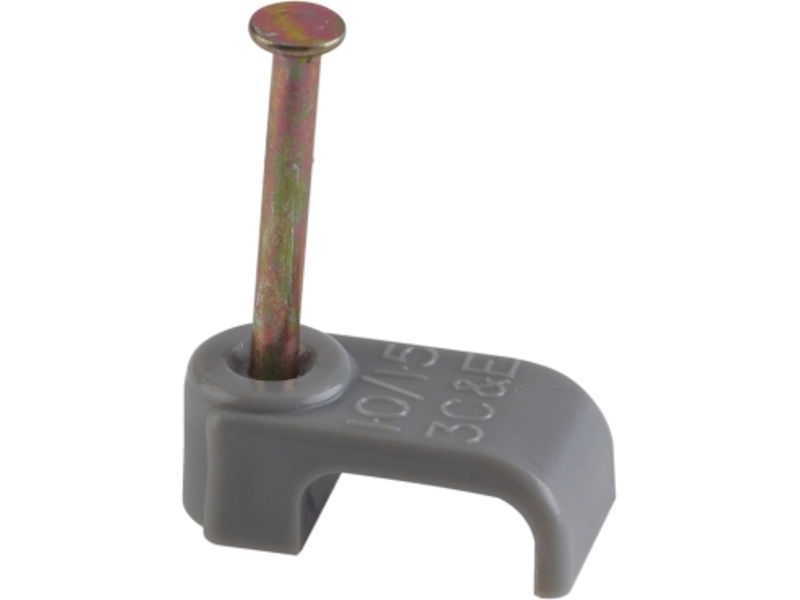 (100) TOWER 2.5mm T&E Cable Clips GREY from Alltrade