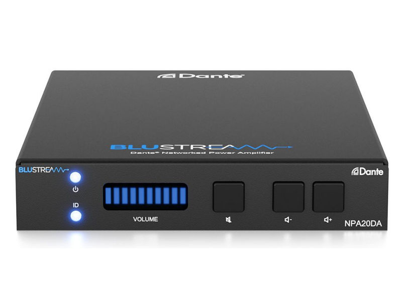 BLUSTREAM 2x10W Mini Dante® Amplifier from Alltrade