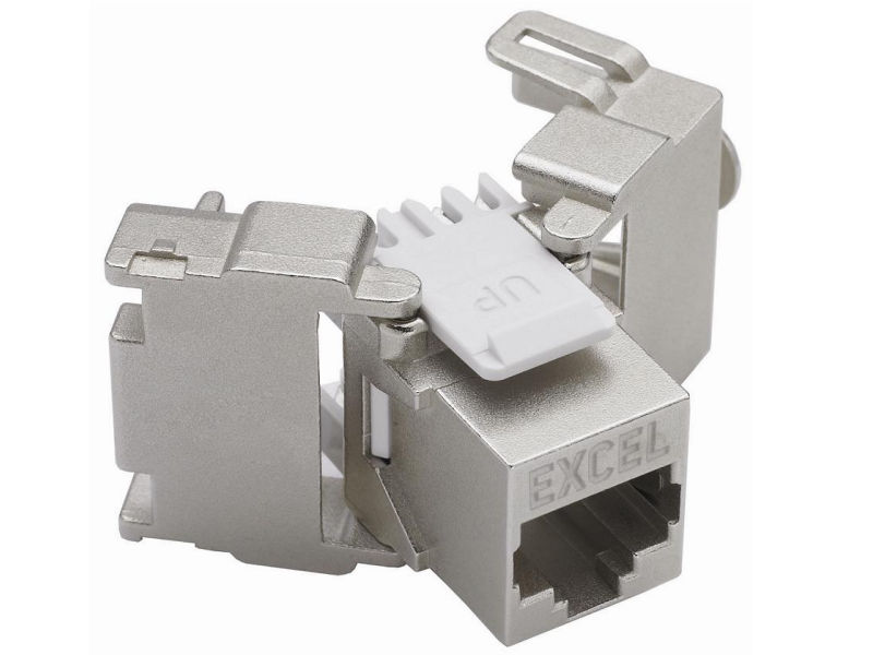 (1) EXCEL CAT6a Shielded Keystone Module from Alltrade