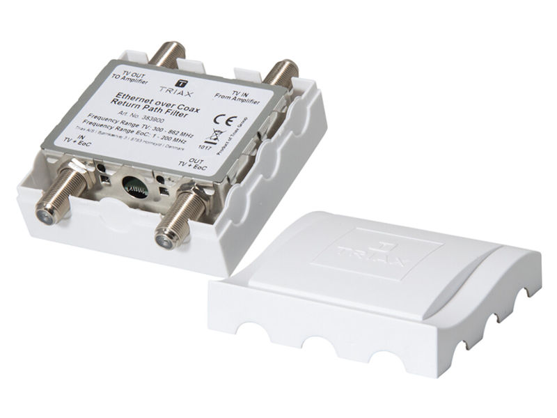 TRIAX EoC Return Path Filter + Power Pass from Alltrade