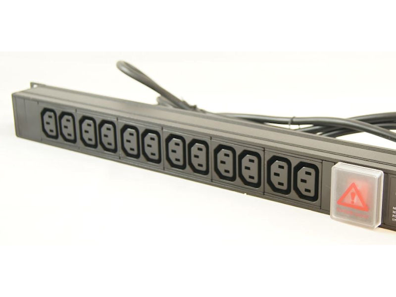 ALL-RACK 12 Way Horizontal PDU Commando from Alltrade
