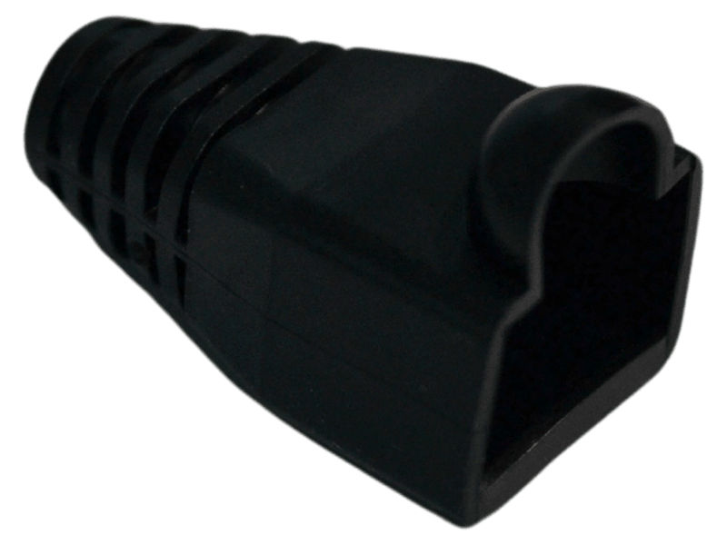 (10) Quick Fit Black RJ45 CAT5e/6 Boot from Alltrade