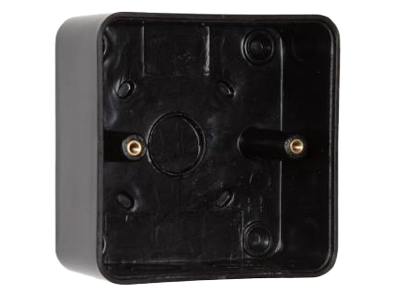 RGL Plastic Surface Back Box Black from Alltrade