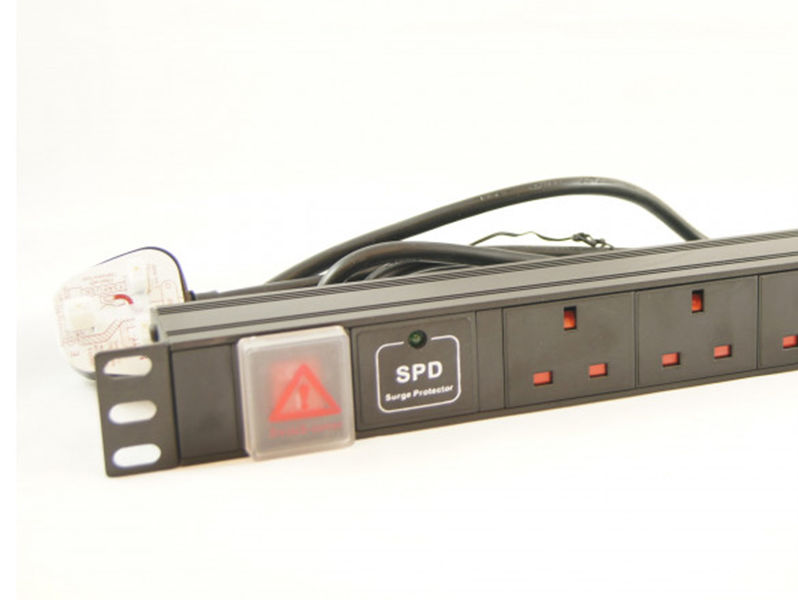 ALL-RACK 20 Way Vertical PDU c/w UK Lead from Alltrade