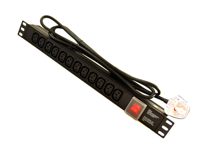 ALL-RACK 12 Way C13 Horizontal PDU from Alltrade