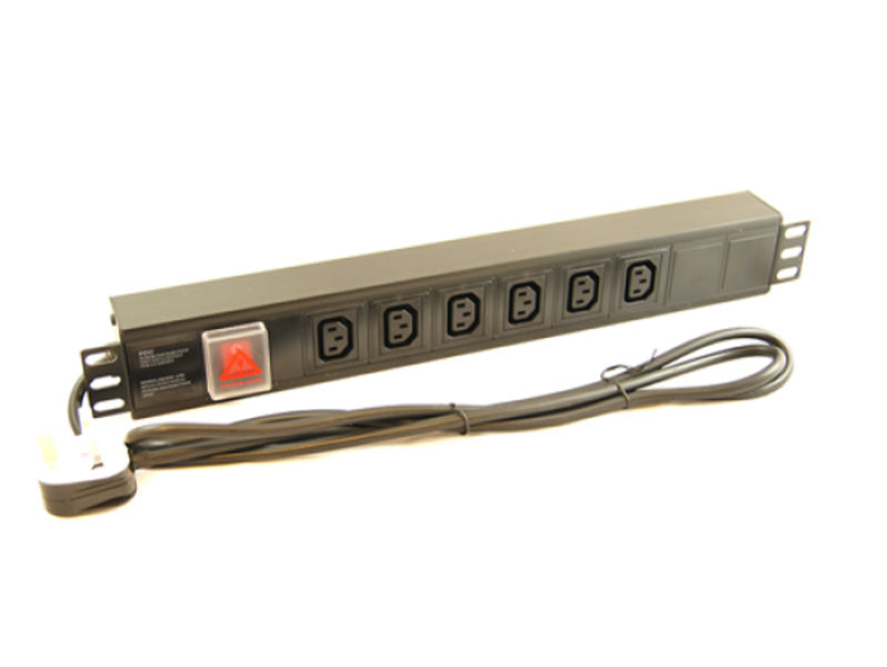ALL-RACK 6 Way C13 Horizontal PDU from Alltrade