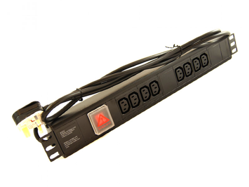 ALL-RACK 8 Way C13 Horizontal PDU from Alltrade