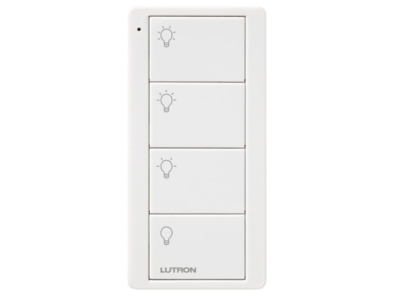 LUTRON Pico 4 Button Scene Lights WHITE from Alltrade