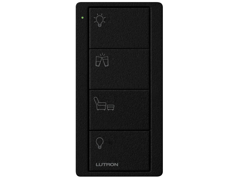 LUTRON Pico 4 Button Keypad Family BLACK from Alltrade
