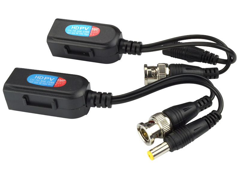 (2) CCTV 12V Power & 8MP Video Baluns from Alltrade